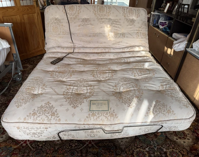 CRAFTMATIC ADJUSTABLE ELECTRIC Double Bed with Remote Control ...