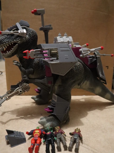 DINO RIDERS T REX Tyrannosaurus rex VINTAGE tyco rulon valorian rare ...