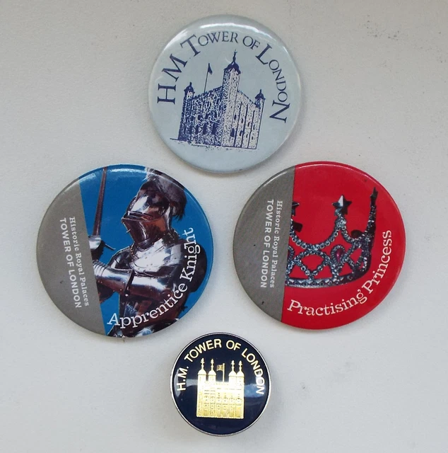 TOWER OF LONDON Badges x 4 £2.99 - PicClick UK