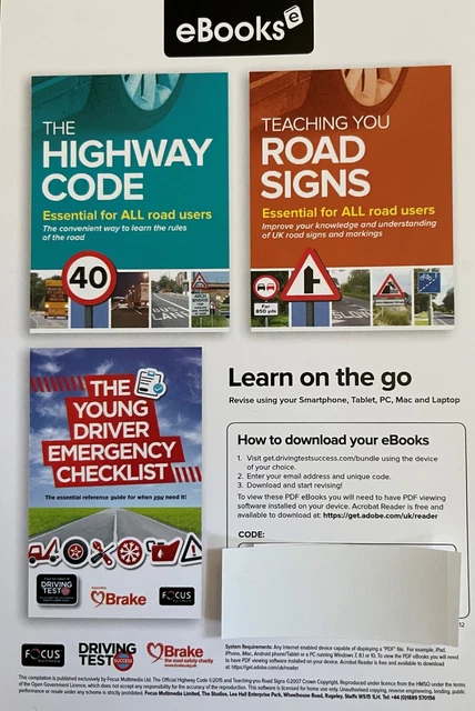 THEORY DRIVING TEST 2025 Highway Code Traffic Road Signs &Young Driver ...