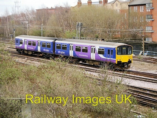 RAILWAY PHOTO CLASS 150 DMU Sprinter Approaching Manchester Victoria ...
