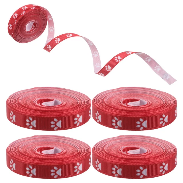 5 ROLLS FOOTPRINT Ribbon Bouquet Supply Cartoon Wrapping Decoration $22 ...