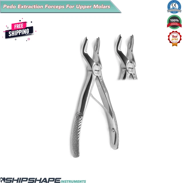 DENTAL CHILDREN TOOTH Extraction Forceps Upper Molars Pediatric Pliers ...