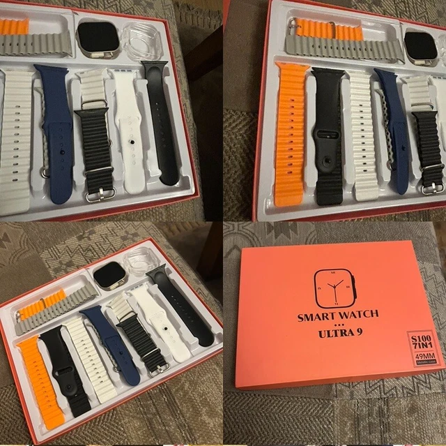 ULTRA 9 S900 Smartwatch Straps ECG Monitoring 2.2HD Reloj inteligente ...