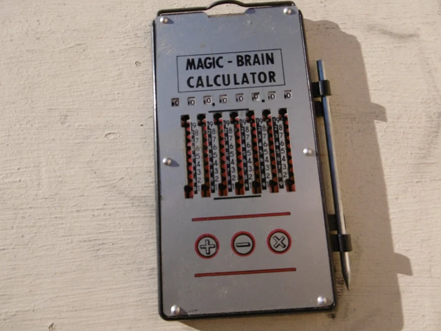 ANCIENNE MACHINE A calculer MAGIC-BRAIN (japon ) EUR 12,00 - PicClick IT