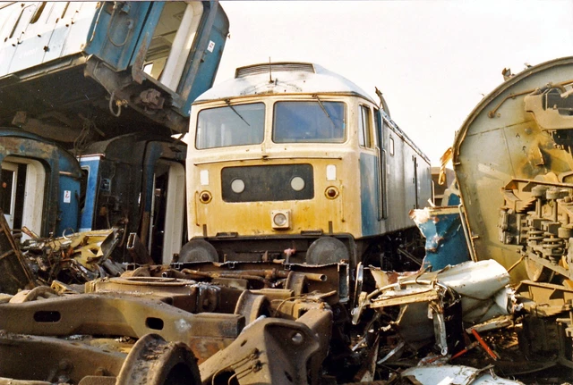 CLASS 47 NO 47100 in blue rip at booths rotherham £1.20 - PicClick UK