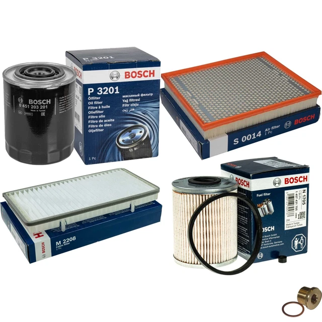 BOSCH INSPECTION SET Ensemble de Filtres pour Opel Movano Boîte F9 U9 ...