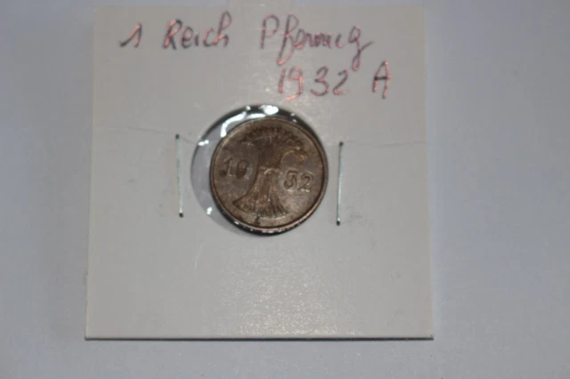 SUPERBE 1 REICH pfennig 1932 A EUR 1,00 - PicClick FR