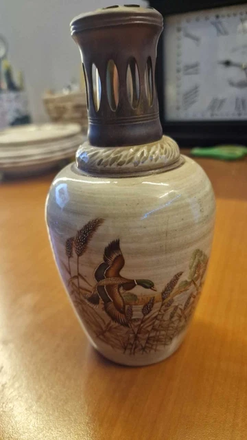 BELLE LAMPE BERGER grès d'art signé BREUGNOT BR décor oiseaux canard EUR 29,00 - PicClick FR