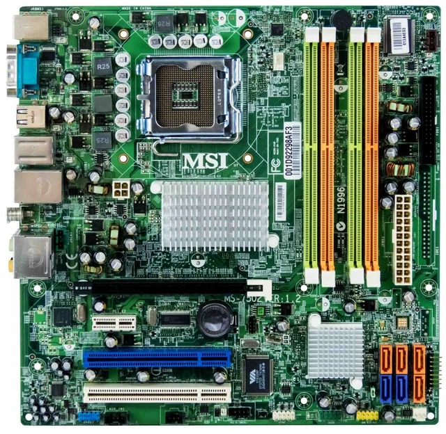 MSI MS-7502 VER: 1.2 s.775 DDR2 mATX £90.00 - PicClick UK
