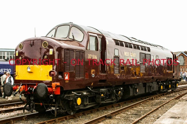 UK RAILWAY PHOTOGRAPH Of Class 37 37516. Rm37-1444 £1.70 - PicClick UK