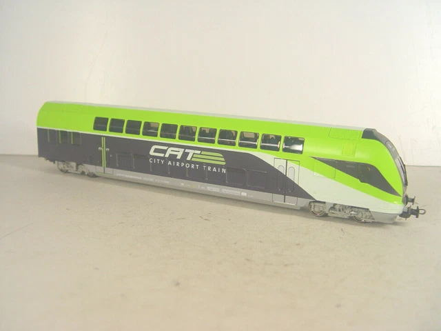 CAT CITY AIRPORT Train Doppelstock Steuerwagen - Piko HO Wagen 58810 #E ...