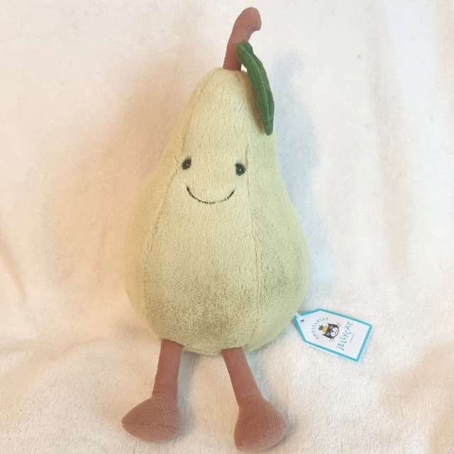 JELLYCAT AMUSEABLE PEAR 10" New BNWT £73.51 - PicClick UK