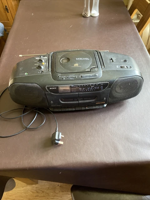 SONY CFD-110L CD Radio Cassette Recorder boombox £12.00 - PicClick UK