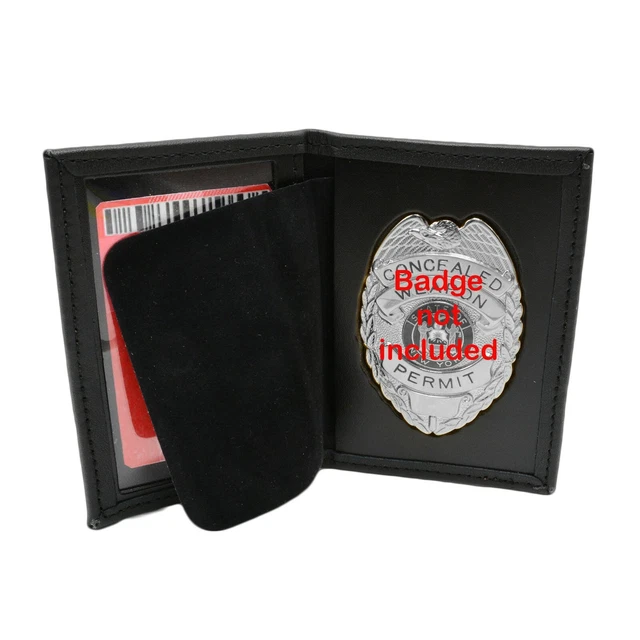 PERFECT FIT CONCEALED Carry Badge Case ID Card Holder Document Carrier ...