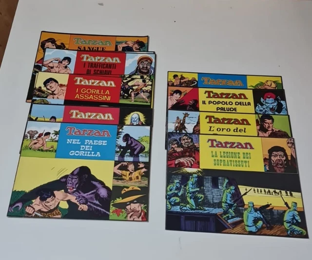 FUMETTI TARZAN RISTAMPE ANAF Edgar Rice Burroughs TIRATURA 500 COPIE ...
