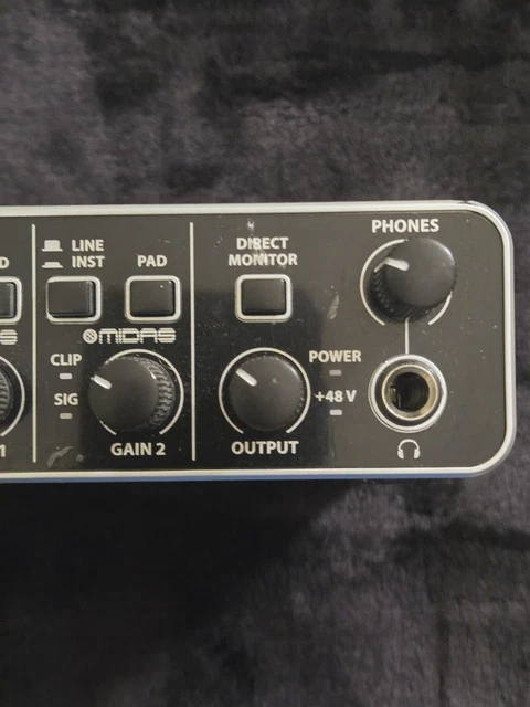 BEHRINGER U-PHORIA UMC202HD 192kHz USB Audio Interface w/ Cable Tested ...