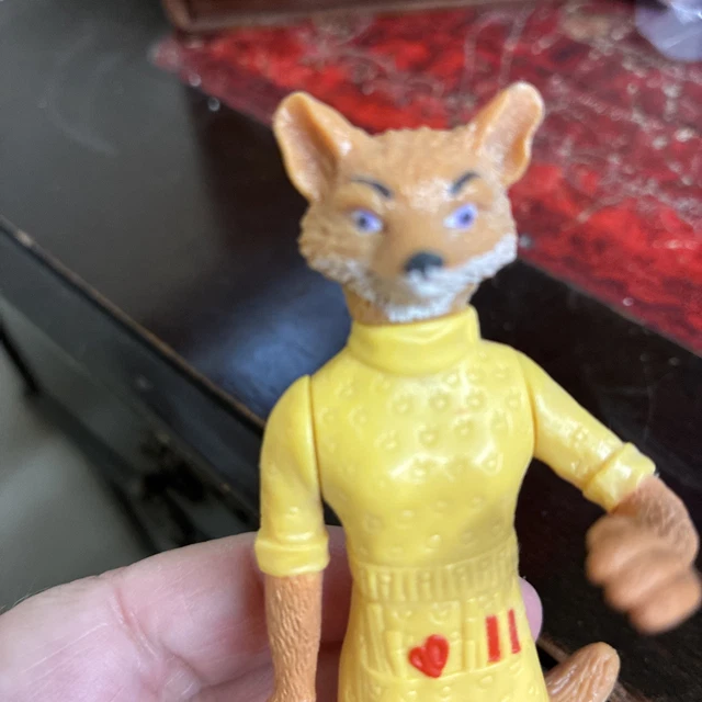 RARE MCDONALDS FANTASTIC Mr Fox Mrs Felicity Fox Happy Meal Figure Toy ...