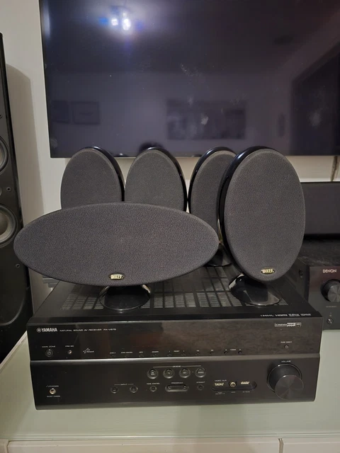 KEF 3001 SE Speakers,kef C4 Subwoofer, Yamaha Av reciver RX-V675 £312. ...
