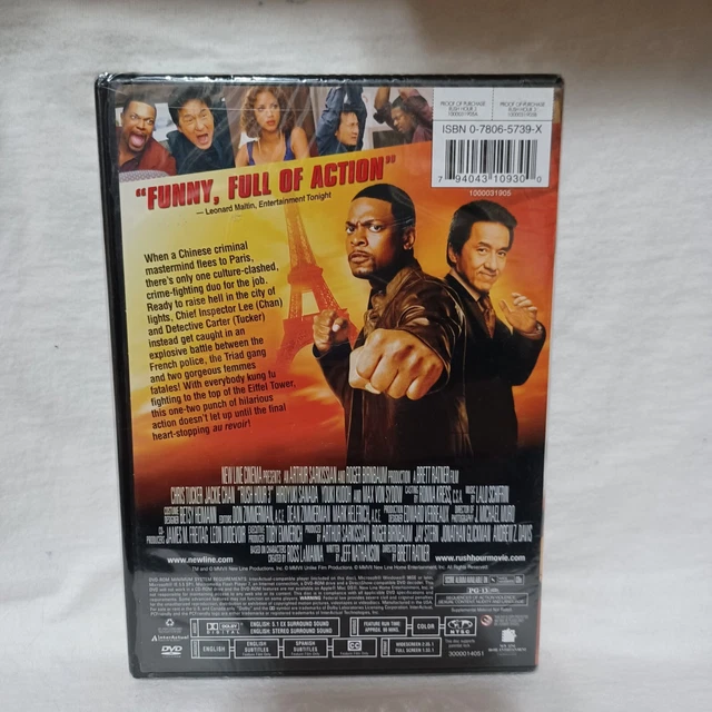RUSH HOUR 3 (DVD) Chris Tucker Jackie Chan flambant neuf scellé EUR 1 ...