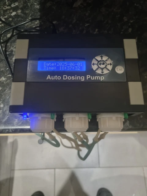 JEBAO MARINE AQUARIUM Auto Dosing Pump DP-2 /3 /4 Coral Reef Trace ...
