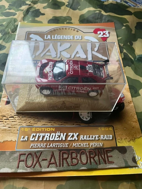 CITROËN ZX Rallye Raid DAKAR 1/43eme DE LA MARQUE NOREV + FASCICULE N ...