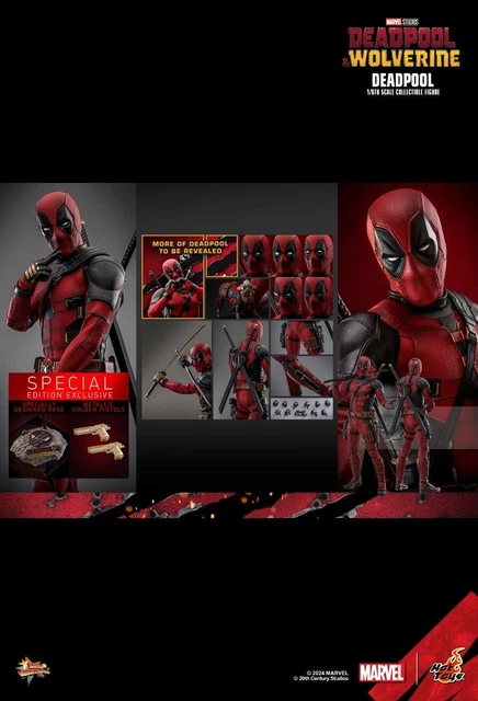 READY! HOT TOYS MMS746B Deadpool & Wolverine 1/6 Deadpool Special ...