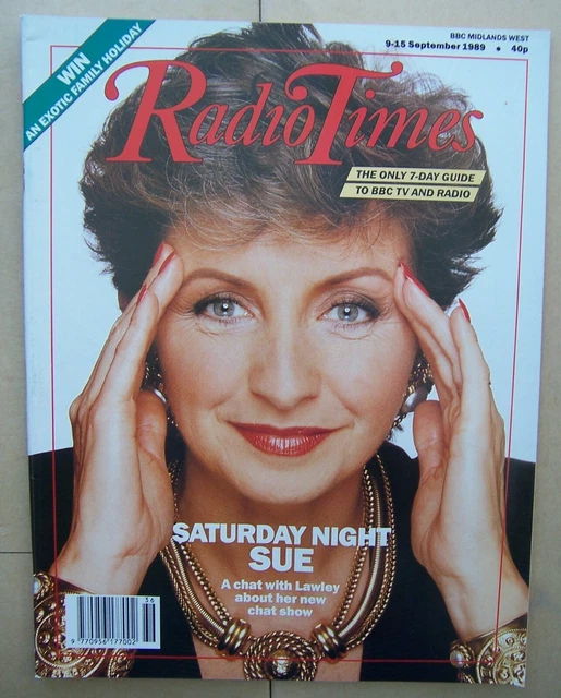RADIO TIMES/1989/SUE LAWLEY/CARMEN Silvera/Peter Ustinov/Carla Lane ...