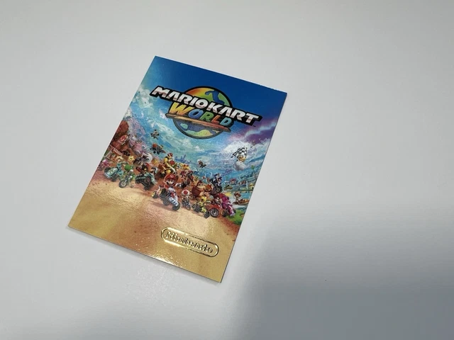 MARIO KART WORLD Trading Card Nintendo Switch 2 Serie - Ohne Spiel. Nur ...