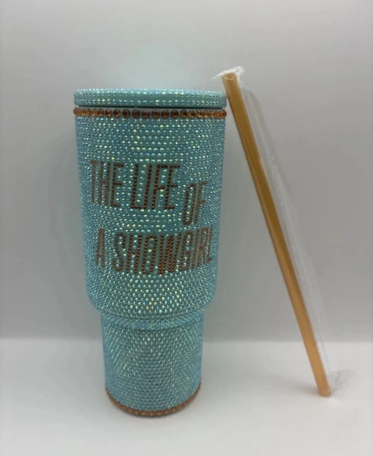 TAYLOR SWIFT THE Life of a Showgirl Glitter Tumbler 30oz Mint Green ...