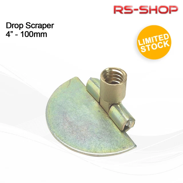 DROP SCRAPER DRAIN Gutter Cleaner Rod Attachment 4" - 100mm £4.91 ...