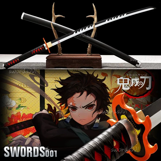 KAMADO TANJIROU SWORD 鬼滅の刃 Demon Slayer Japanese Samurai Katana carbon ...