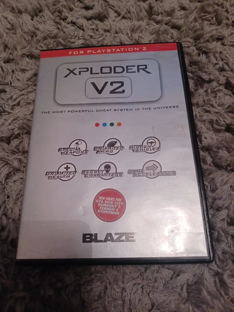 BLAZE PS2: XPLODER V2 Cheat System DVD - For PlayStation 2 £14.99 ...