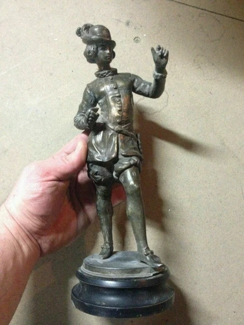 RARE ANTIQUE NOBLE Statue In Regulation - Height 30 Cm £139.92 ...