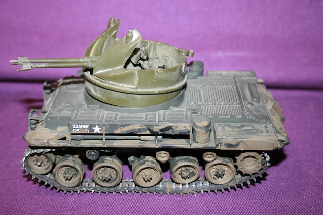 TAMIYA M42 DUSTER Twin 40mm AA Tank 1:35 scale model for parts, spares ...
