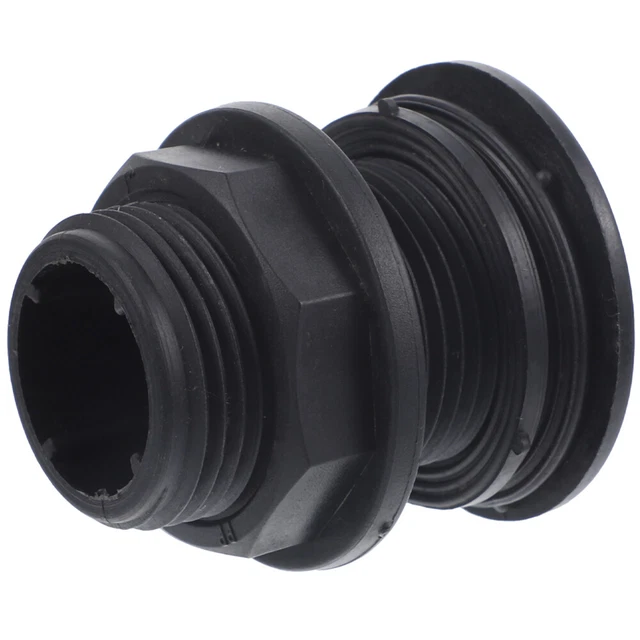 WATER TANK CONNECTOR Adapter Bulkhead Fitting Threaded Bulkhead Fitting ...