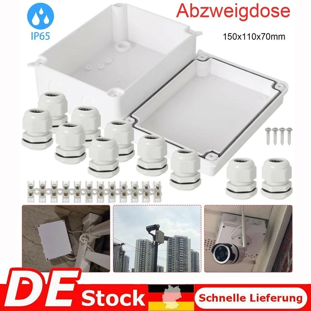 *ABZWEIGKASTEN VERTEILERKASTEN ABZWEIGDOSE Verteilerdose Set Aufputz ...