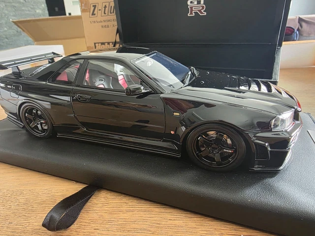 1/18 NISSAN SKYLINE R34 GTR GT-R MARK Z-tune 50 PCS WW Limited Black ...