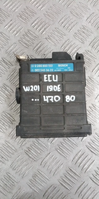 MERCEDES 190E W201 Engine Control Unit ECU 0280800100 0025453632 ...