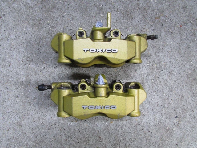 SUZUKI GSXR 1000 K3 K4 2003 2004 pair Tokico gold radial front brake ...