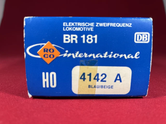ROCO H0 4142A Elektro-Lokomotive der DB BR 181 222-1 in OVP 1:87 # Top ...