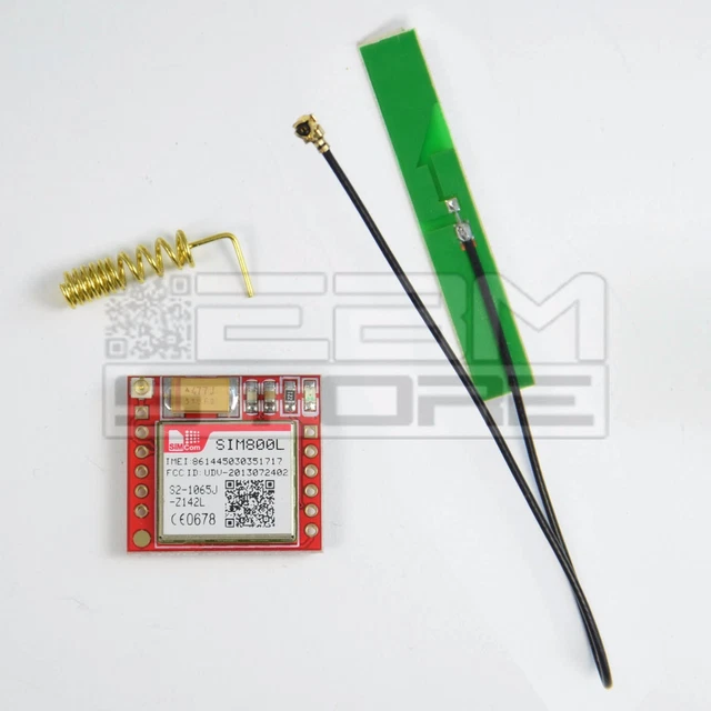 MODULO GSM SIM800L per Arduino completo di antenna - modulo GPRS - ART ...