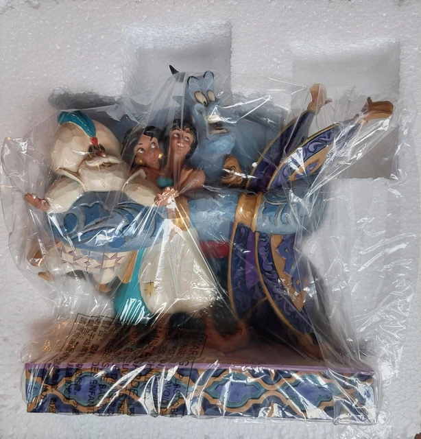 DISNEY TRADITIONS SHOWCASE Collection Aladdin Genie Princess Jasmine ...
