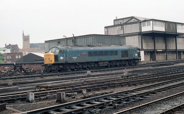 ORIGINAL 35MM COLOUR negative of 45006 BR class 45 Peak diesel loco £1. ...