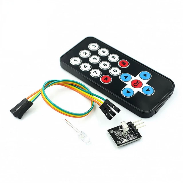 DIY 38KHZ INFRARED IR Wireless Remote Controller Module Kit HX1838 for ...