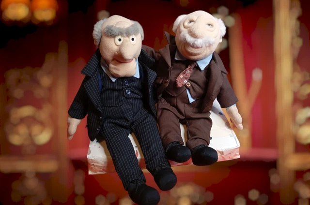 RARE VINTAGE MUPPETS Waldorf And Statler From Kermit Collection Plush ...