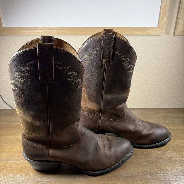 ARIAT SEDONA LEATHER Boots Brown Men’s 4LR 10 D 10002194 34625 £49.60 ...