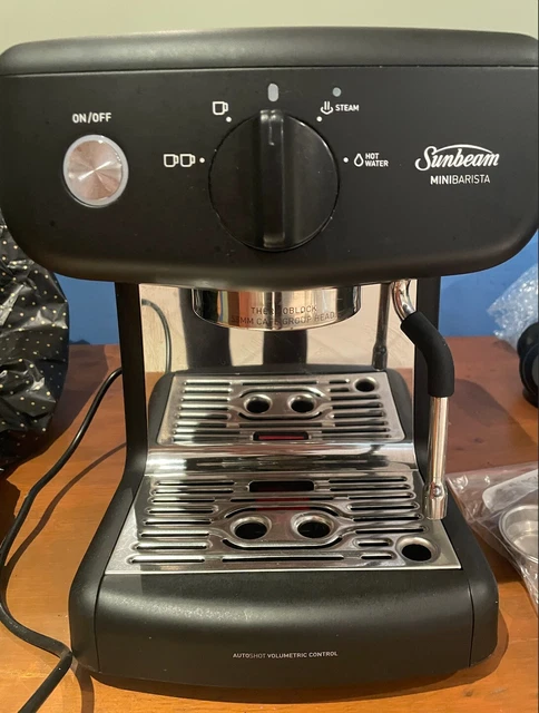 SUNBEAM EM4300K MINI Barista Espresso Machine - Black $100.00 - PicClick AU