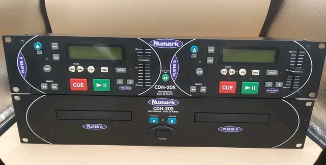 NUMARK CDN-20S PROFESSIONAL Twin Compact Disc CD Player DJ Equipment Faulty £45.00 - PicClick UK