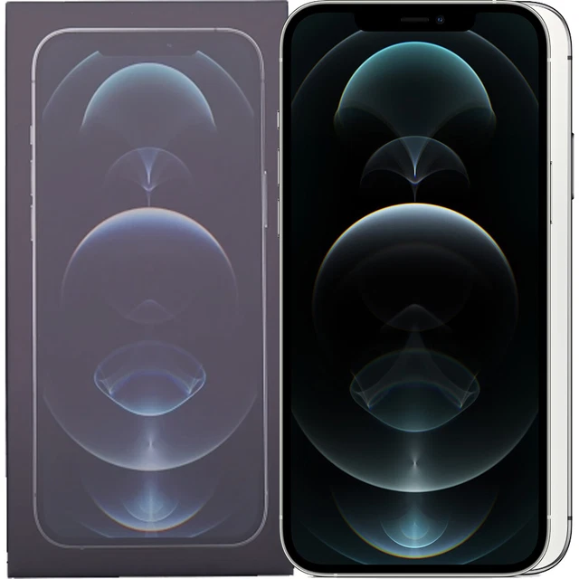 NEW APPLE IPHONE 12 Pro Max A2411 128GB+ 6GB Silver Factory Unlocked 5G ...